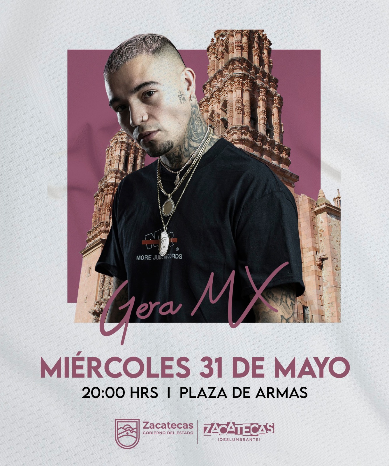 Anuncian concierto de Gera Mx – Ágora Digital